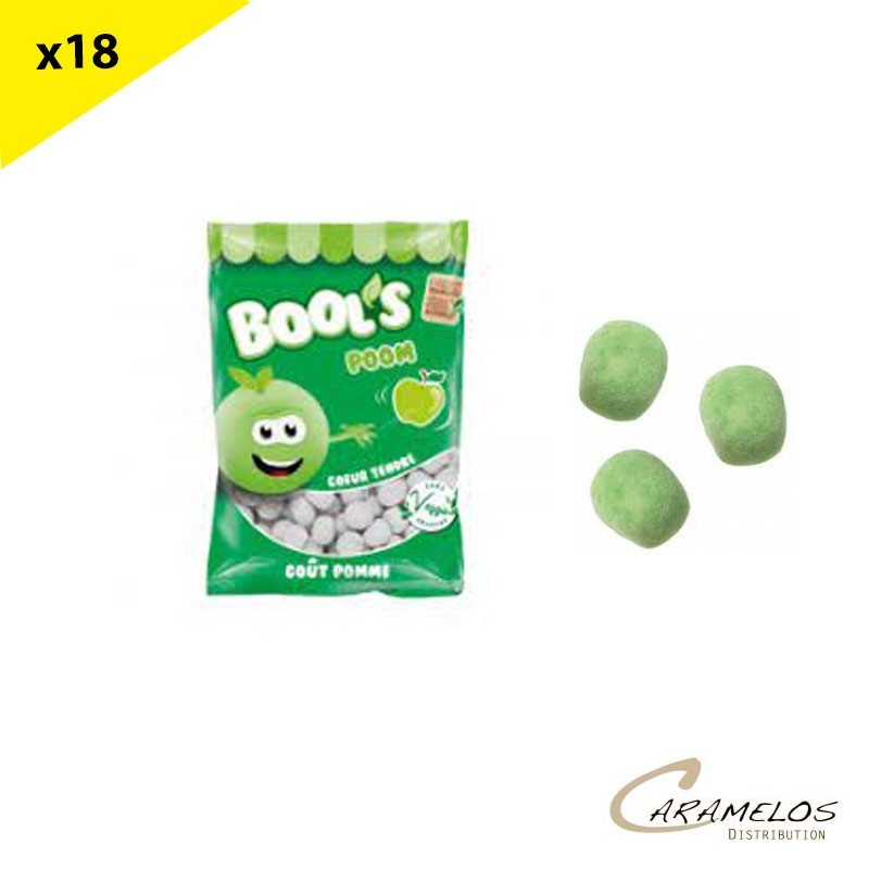 Vente grossiste confiserie BOOLS MINI POOM 18 X 100G